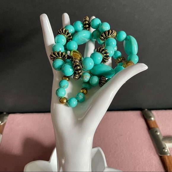 Amrita Singh | Jewelry | Amrita Singh Bangel Bangels Turquoise Aztec ...